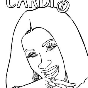 Other | Cardi B Coloring Page | Poshmark
